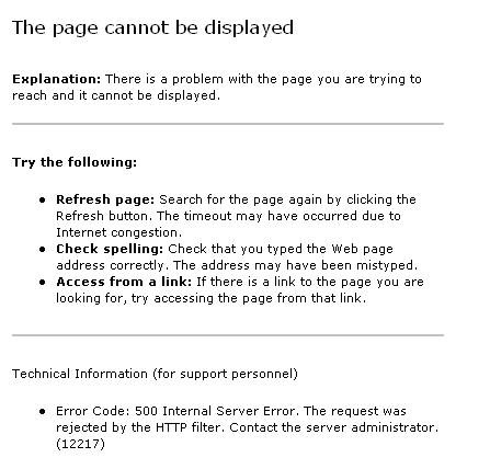 Come Across: Modify this view page cannot be displayed Error Code : 500 ...